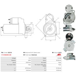 AS-PL Starter s3212s f&uuml;r BMW