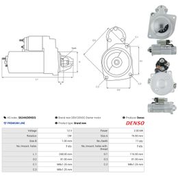 AS-PL Starter s6244denso f&uuml;r Fiat