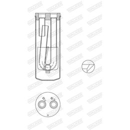WALKER Trockner, Klimaanlage wdr00027 f&uuml;r VW
