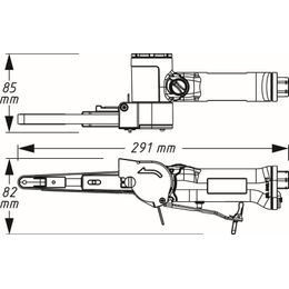 Hazet Bandschleifer (Druckluft) 9033n4