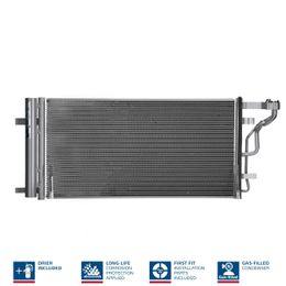 NISSENS Kondensator, Klimaanlage 941289 f&uuml;r KIA