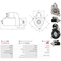 AS-PL Starter s0403 f&uuml;r VW