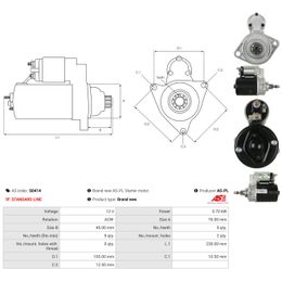 AS-PL Starter s0414 f&uuml;r VW DAF