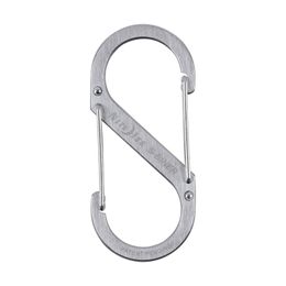 Nite Ize S-Biner Doppel-Clip Karabiner silber, Gr&ouml;&szlig;e 4