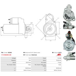 AS-PL Starter s9336s f&uuml;r HYUNDAI