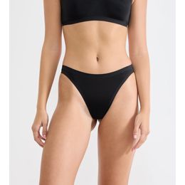 String Sloggi "ZERO Feel Air", Damen, Gr. S, schwarz, Single Jersey, Obermaterial: 89% Polyamid, 11% Elasthan, k&ouml;rpernah, Unterhosen String, atmungskativ, semi-transparenter Look, feine Streifen