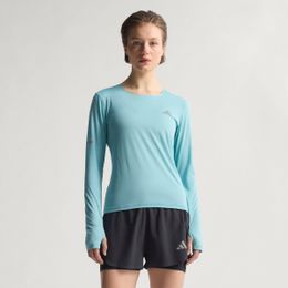 Laufshirt adidas Performance "ADI365 RUNNING CLIMACOOL+ LONGSLEEVE", Damen, Gr. M, mint ton, Obermaterial: 83% Polyester, 17% Elasthan, Shirts Laufshirt