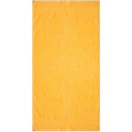 Badet&uuml;cher Dyckhoff "Kristall", gold (goldgelb), B:70cm L:140cm, Frottier, Obermaterial: 100% Baumwolle, Handt&uuml;cher, mit Bord&uuml;ren
