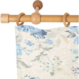 Gardinenstange SN DECO GROUP "Cafiro" Gr. 1, braun (eichefarben), L:120cm, Holzwerkstoff, Gardinenstangen, 28 mm, Holz, verschiedene L&auml;ngen und Farben, Komplettset
