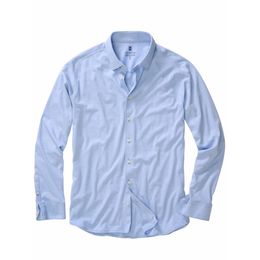 DESOTO Herren DESOTO-Hemd Blau 100 % Baumwolle
