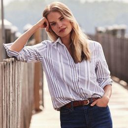 LANDS' END Langarm Oxford-Hemdbluse f&uuml;r Damen, Damen, size: regular, Sonstige, Baumwolle, by Lands' End
