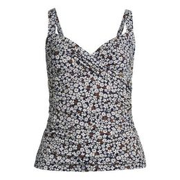 LANDS' END Tankinitop CHLORRESISTENT mit V-Ausschnitt Gemustert, Damen,  Blau, Nylon-Mischung, by Lands' End