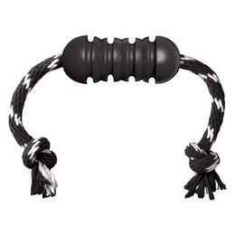 Hunter KONG Extreme Dental mit Tau schwarz 12 cm
