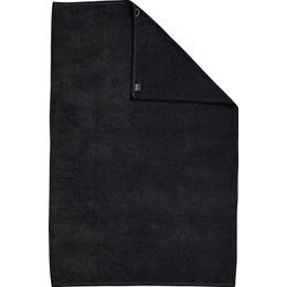 Duschtuch done. "Deluxe Prime", schwarz, B:100cm L:150cm, Zwirnfrottee, Obermaterial: 100% Baumwolle, Handt&uuml;cher, Uni-Farben, aus hochwertigem Zwirnfrottier, mit Ziernaht