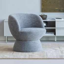 Drehsessel Woood "Shuffle", grau, melange, B:73cm H:72cm T:71cm, Sessel, Drehsessel, Tragkraft 150 kg, Gute Verschlei&szlig;festigkeit, Sanduhr-Formgebung