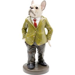 Dekofigur KARE DESIGN "Gentleman Dog 35cm", mehrfarbig, B:16cm H:34cm T:13cm, Polyresin, Dekofiguren