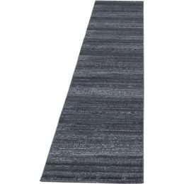 L&auml;ufer Ayyildiz Teppiche "Plus 8000" Gr. 12, grau, B:80cm H:6mm L:300cm, Kunstfaser, Teppiche, L&auml;ufer, gemusterter Flachflor, robust, Webteppich, alle R&auml;ume