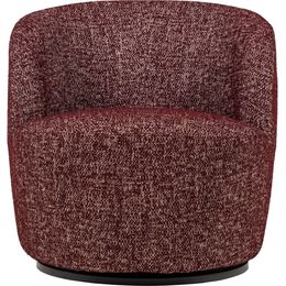 Drehsessel Woood "Serra", rot (bordeaux), B:70cm H:68cm T:77cm, Sessel, Drehsessel, Hohe Verschlei&szlig;festigkeit, Tragkraft 120 kg, montiert geliefert