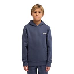 Sweatshirt Billabong "Arch Po", Jungen, Gr. 10(140-148cm), blau (ombre blau), Obermaterial: 55% Baumwolle, 25% Baumwolle, 20% Polyester., Sweatshirts Sweatshirt