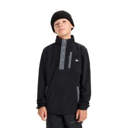 Fleecepullover Quiksilver "No Destination Hz", Jungen, Gr. 10(140-148cm), schwarz, Obermaterial: 100% Polyester., Sweatshirts Fleecepullover