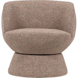 Drehsessel Woood "Shuffle", braun, melange, B:73cm H:72cm T:71cm, Sessel, Drehsessel, Gute Verschlei&szlig;festigkeit, Tragkraft 150 kg, Sanduhr-Formgebung