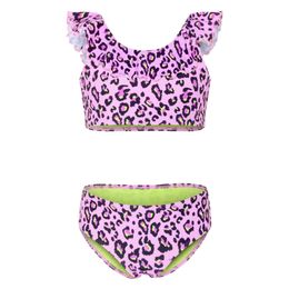 Bustier-Bikini Chiemsee, M&auml;dchen, Gr. 122/128, orchid, 80% Polyamid, 20% Elasthan, Bikini-Sets