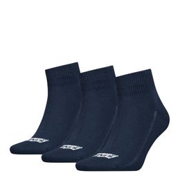 Levi's Socken LEVI'S, Damen, Gr. 35-38, navy, Obermaterial: 73% Baumwolle, 22% Polyester, 3% Elasthan, 2% Polyamid, Socken Socken