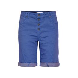 Stoffhose Pulz Jeans "Casual Hose PZROSITA", Damen, Gr. 36, N-Gr, blau (dazzling blau), Obermaterial: 65% Baumwolle CO. 32% Polyester PES. 3% Elasthan EL., Hosen Stoffhose