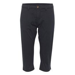 Caprihose Culture "Caprihose CUbrita", Damen, Gr. 38, N-Gr, blau (salute), Obermaterial: 98% Baumwolle CO. 2% Elasthan EL., Hosen Caprihose