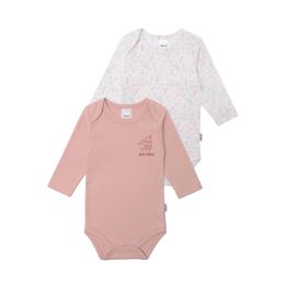 Body Liliput "Rosa Boo Crew", Jungen, Gr. 50/56, EURO-Gr&ouml;&szlig;en, mehrfarbig, 100% Baumwolle, bedruckt, Bodys Body, mit dehnbarem Amineck-Halsausschnitt