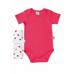 Erstausstattungspaket Liliput "Herzchen", M&auml;dchen, Gr. 86/92, pink, wei&szlig;, 100% Baumwolle, KOB Set-Artikel Erstausstattungspaket, mit farbenfrohem, niedlichem Body
