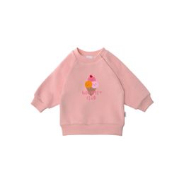 Sweatshirt Liliput "Gourmet Club", Jungen, Gr. 110/116, rosa, 80% Baumwolle, 20% Polyester, bedruckt, lang, Rundhals, Sweatshirts Sweatshirt, mit fr&ouml;hlichem Print