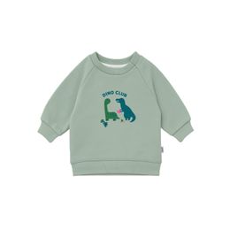 Sweatshirt Liliput "Dino Club", Jungen, Gr. 110/116, gr&uuml;n, 80% Baumwolle, 20% Polyester, bedruckt, normal, Rundhals, Sweatshirts Sweatshirt, mit s&uuml;&szlig;em Print