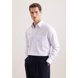 Businesshemd Seidensticker "Schwarze Rose", Herren, Gr. L (42), normale &Auml;rmell&auml;ngen, ros&eacute;, 100% Baumwolle, kariert, comfort fit, 2-Knopf-Manschette, Hemden, Comfort 1/1 Covered-Button-Down-Kragen Karo
