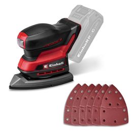 Akku-Multischleifer Einhell "TE-OS 18/150-2 Li - Solo", rot, schwarz, B:14,8cm H:13,5cm L:18,3cm, Schleifmaschinen, ohne Akku und Ladeger&auml;t
