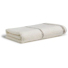 M&ouml;ve Duschtuch M&Ouml;VE "Vibrant Opulence", wei&szlig; (ivory), B:67cm L:140cm, Walkfrottier, Walkfrottier, Handt&uuml;cher, aus Baumwolle und Lyocell gefertigt