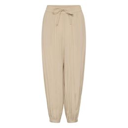 Stoffhose Kaffe "Casual Hose KAbella", Damen, Gr. 36, N-Gr, blau (feather gray), Obermaterial: 50% Viskose LENZING ECOVERO CV LenzEcov. 50% Viskose CV., Hosen Stoffhose