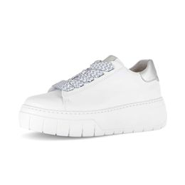 Sneaker Gabor "Sneaker low", Damen, Gr. 38, wei&szlig;, Schuhe Sneaker