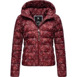 Steppjacke Ragwear "Tiasa", Damen, Gr. L (40), rot (weinrot), Oberstoff: 100% Nylon. Futter: 100% Polyester. Wattierung: 100% Polyester. &Auml;rmelfutter: 100% Polyester, tailliert h&uuml;ftlang, &Auml;rmel ohne &Auml;rmelschlitz elastischer Bund, Jacken Steppjacke, Gebl&uuml;mte Winterjacke mit Kapuze