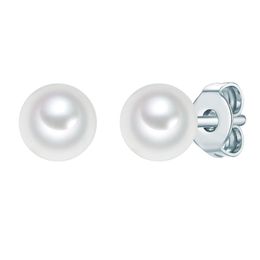Paar Ohrstecker TRILANI "Set: TL49", silber, Ohrringe, Damen, 6, Perlen, aus Sterling Silber