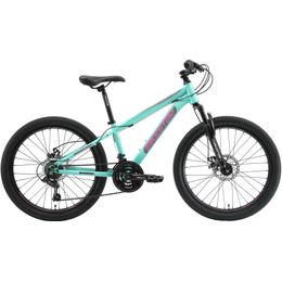 Jugendfahrrad Bikestar Gr. 33, gr&uuml;n, Fahrr&auml;der, Kinder, 33cm, 24 Zoll (60,96cm)