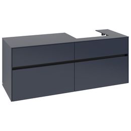 Villeroy & Boch Villeroy & Boch Waschtischunterschrank Collaro C075B0 1400x548x500mm m. Bel. 4 Ausz. Waschtisch re M C075B0VQ