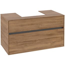 Villeroy & Boch Villeroy & Boch Collaro Waschbeckenunterschrank, 2 Ausz&uuml;ge, 1000 x 548 x 500 mm, Kansas Oak C01600RH