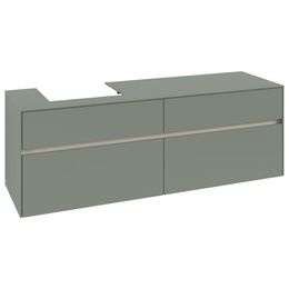 Villeroy & Boch Villeroy & Boch Waschtischunterschrank Collaro C07800 1600x548x500mm 4 Ausz. Waschtisch li Soft Gree C07800AF