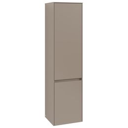 Villeroy & Boch Villeroy & Boch Hochschrank Collaro 404x1538x349mm 2 T&uuml;ren Anschlag (Scharnier) rechts Taupe C03301VM