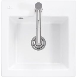 Villeroy & Boch Villeroy & Boch Einbausp&uuml;le Subway 50 S 331501 525x510mm aus Keramik Almond CeramicPlus, 331500AM 331500AM