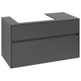 Villeroy & Boch Villeroy & Boch Waschtischunterschrank Collaro C01700 1000x548x500mm 2 Ausz. Waschtisch li Graphite C01700VR