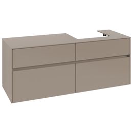 Villeroy & Boch Villeroy & Boch Waschtischunterschrank Collaro C075B0 1400x548x500mm m. Bel. 4 Ausz. Waschtisch re T C075B0VM