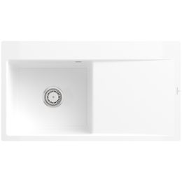 Villeroy & Boch Villeroy & Boch Einbausp&uuml;le Subway Style 50 Flat 1000x510mm Ablgarn. IB li Keram. Wei&szlig; Alpin cplus, 33521FR1