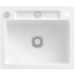 Villeroy & Boch Villeroy & Boch Einbausp&uuml;le Siluet 60 S 600x510mm Exc-Garn. aus TitanCeram Snow White cplus, 334602K 334602KG